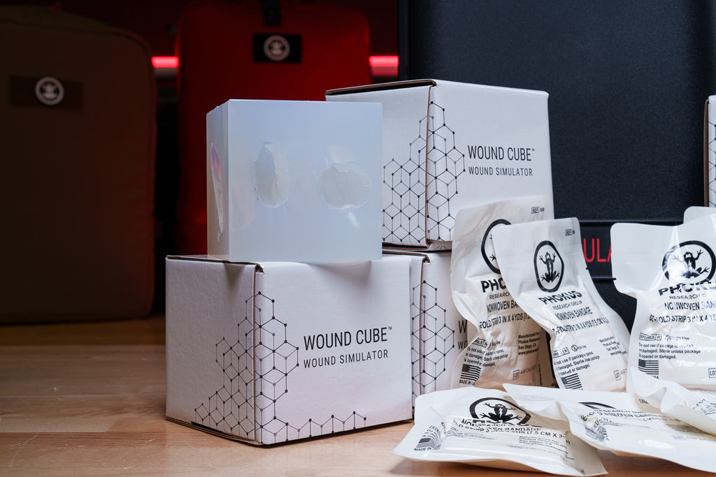 Wound Cube - Training Pack | Silicone Wound Simulator and Training Aid