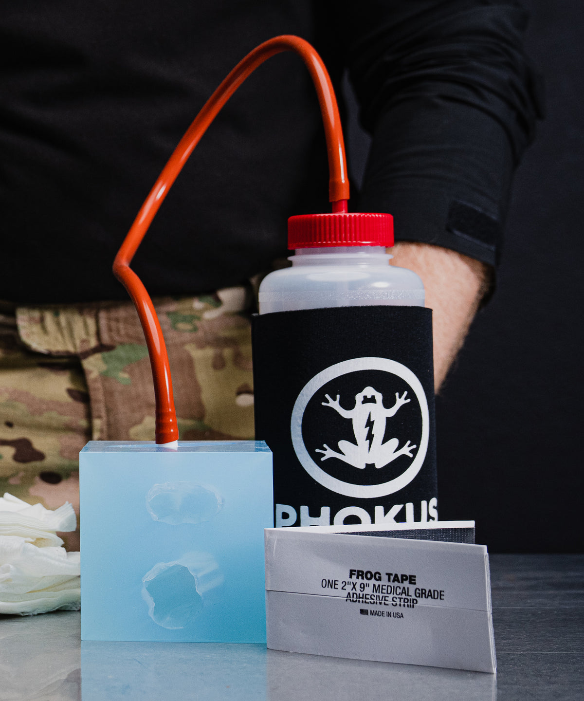 Wound Cube | Silicone Wound Simulator and Bleeding Control Training Device