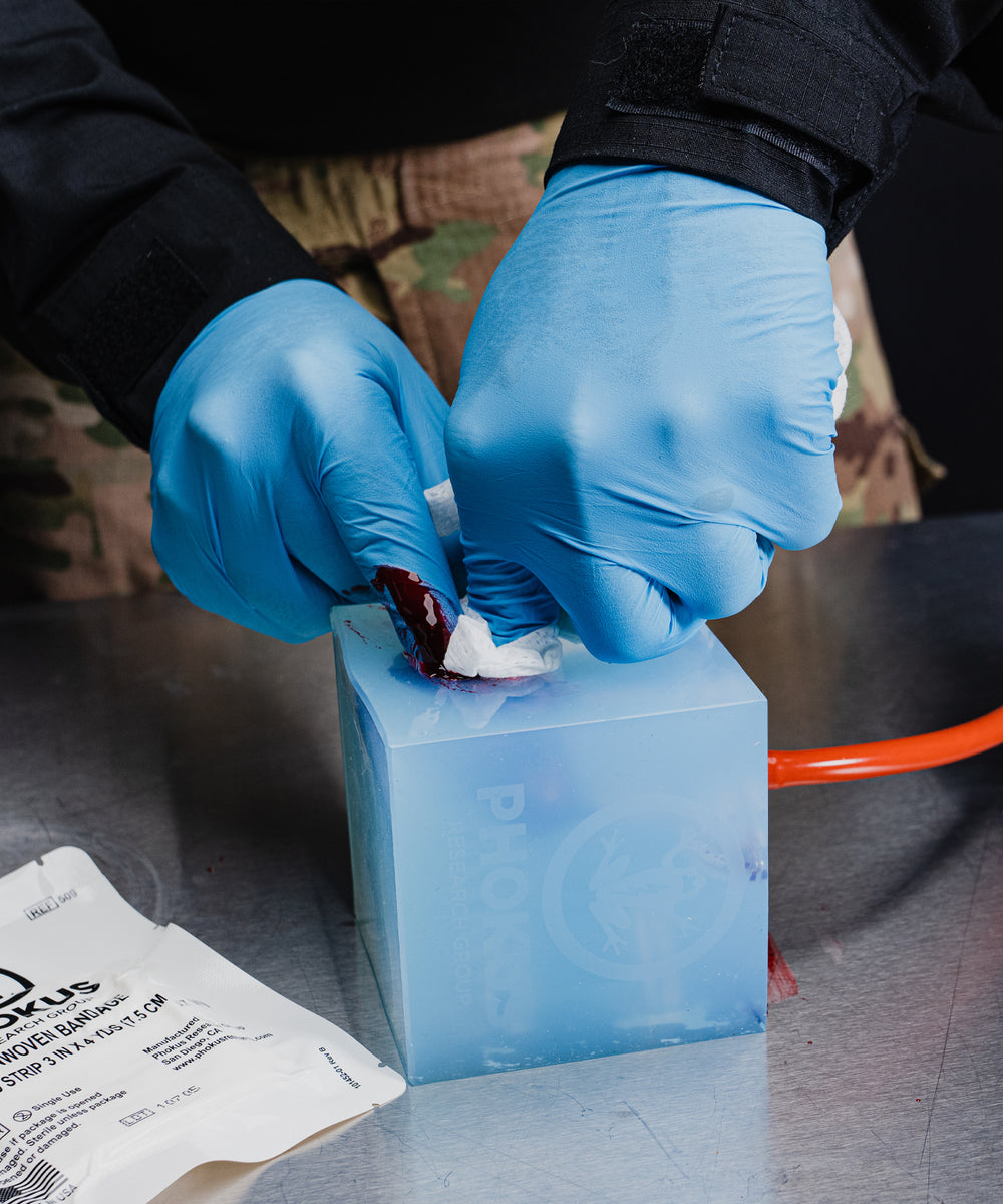 Wound Cube | Silicone Wound Simulator and Bleeding Control Training Device