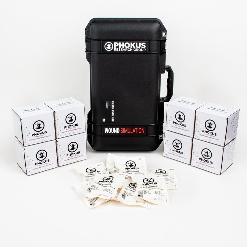 Wound Cube PRO | Silicone Wound Simulator and Bleeding Control Trainer