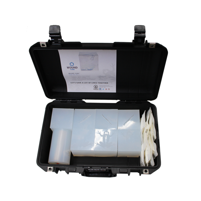 Wound Cube PRO | Silicone Wound Simulator and Bleeding Control Trainer