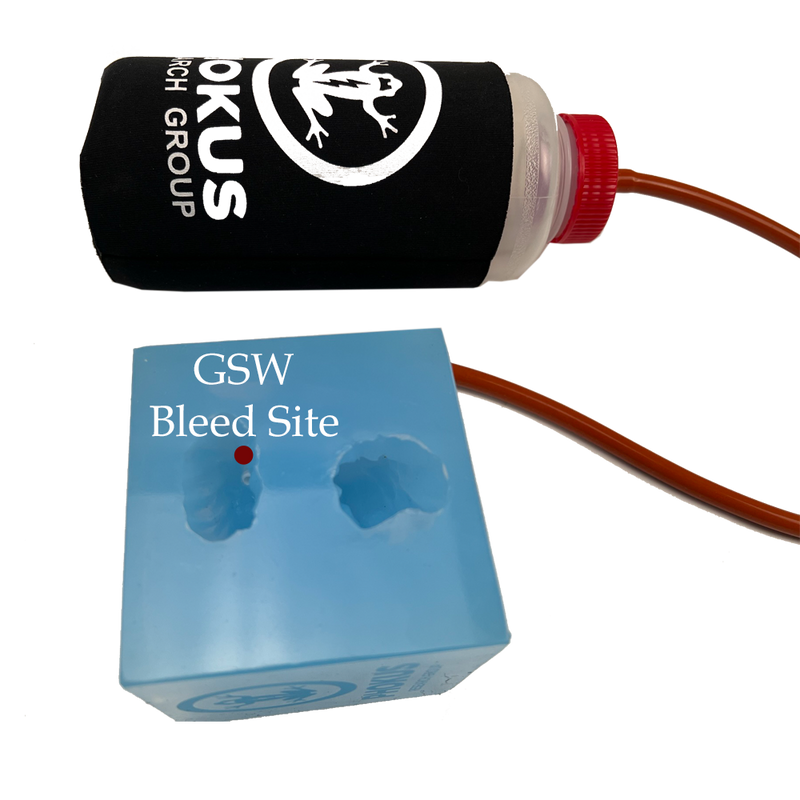 Wound Cube | Silicone Wound Simulator and Bleeding Control Training Device