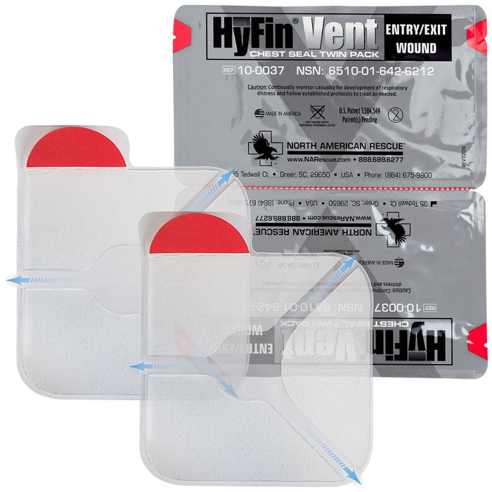 Hyfin Vent Chest Seal Twin Pack